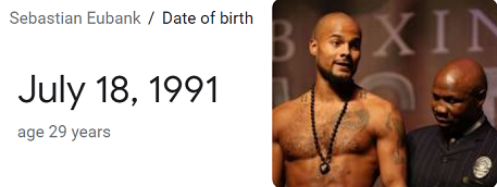 Boxer Sebastian Eubank Drowns @ 29 - Gematrinator 85